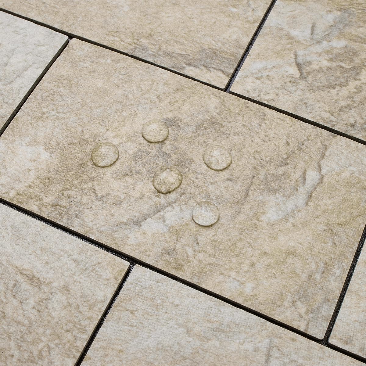 Beige Sandstone Look Subway PVC Tile – DICOFUN Tiles