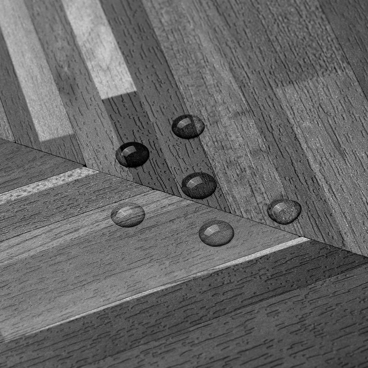 Black Vintage Wood Look Chevron PVC Tile – DICOFUN Tiles